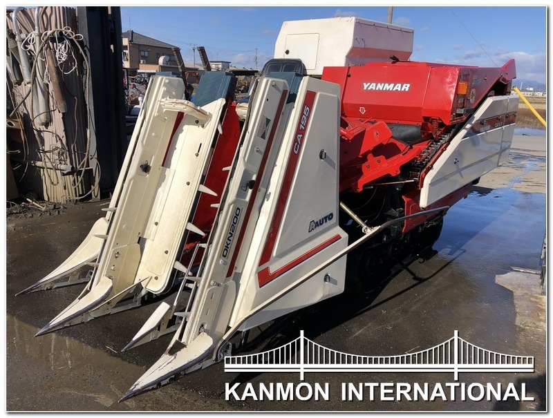UsedJapaneseTractors.jp : YANMAR CA195 RICE HARVESTER